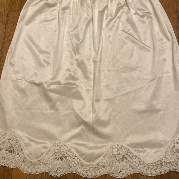 jcpenney | Intimates & Sleepwear | Jcpenney Cream Satin Chemise With ...